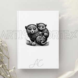 Tarsier SVG Bundle, Cute Tarsier PNG ,tarsier Clipart, Hand Drawn ...