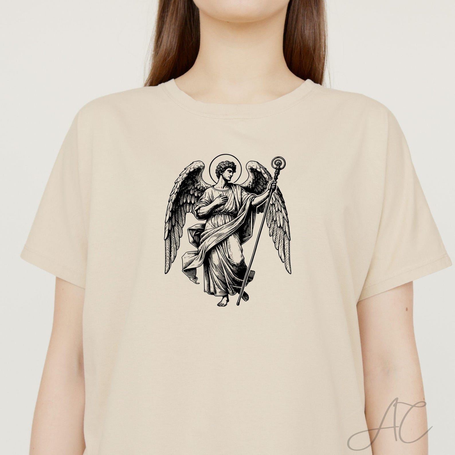 Archangel Raphael SVG Bundle, Saint Raphael PNG, St Raphael and Staff ...