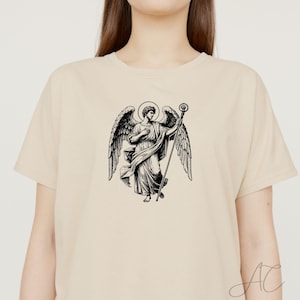 Archangel Raphael SVG Bundle, Saint Raphael PNG, St Raphael and Staff ...