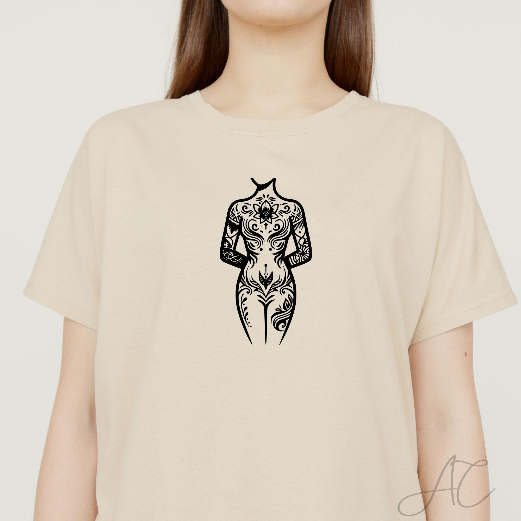 Tattoo SVG Bundle, Body Tattoo PNG, Tattooed Woman Clipart, Hand Drawn ...