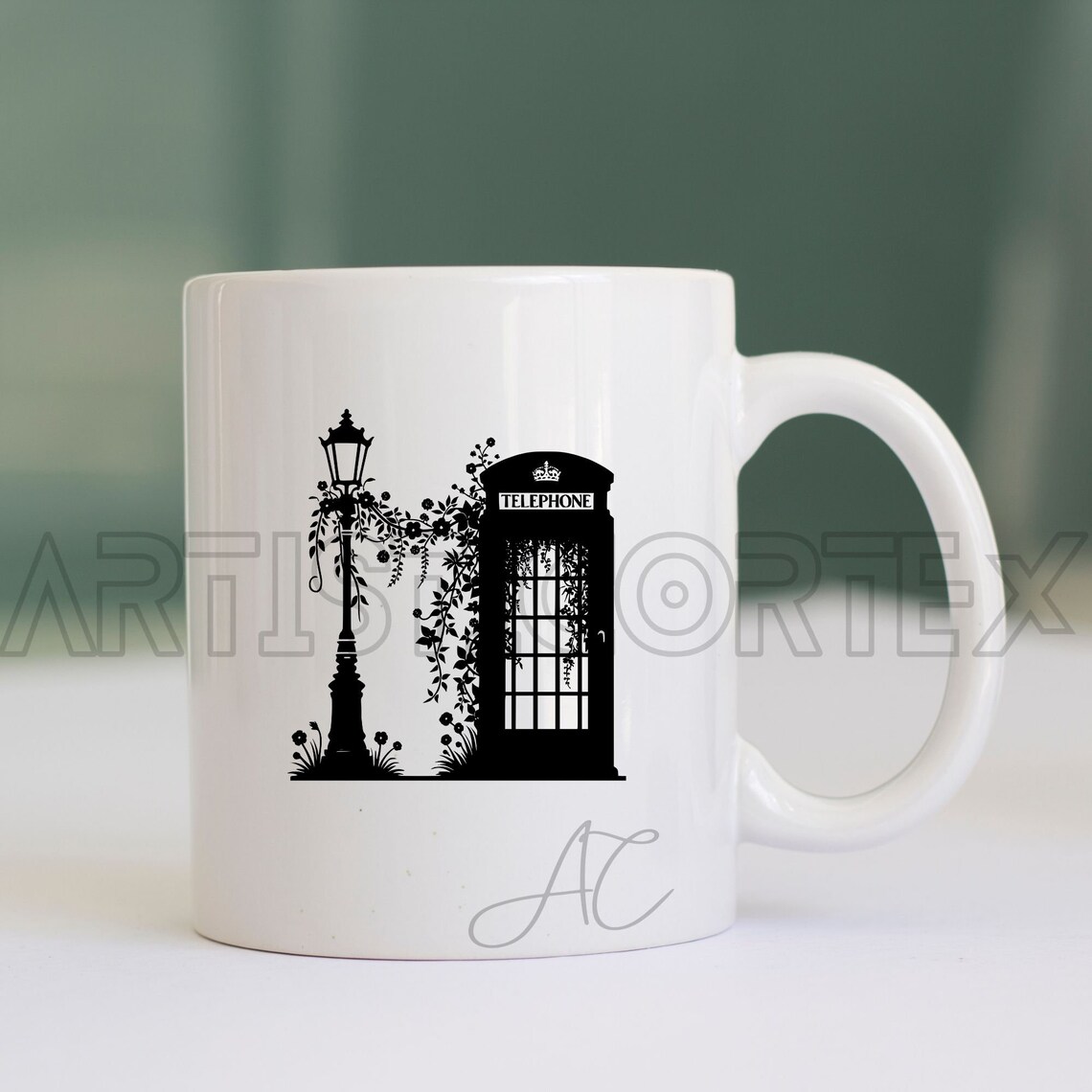 Phone Booth SVG Bundle, Phonebooth PNG, Street Lamp Clipart, Hand Drawn ...