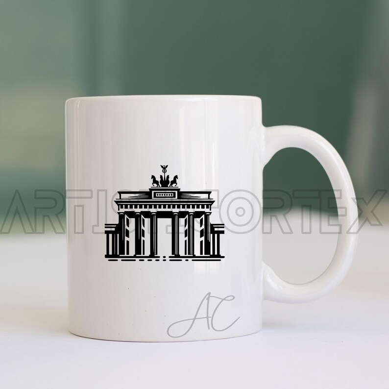 Berlin SVG Bundle, Germany Scene PNG, Berlin Wall Clipart , Hand Drawn ...