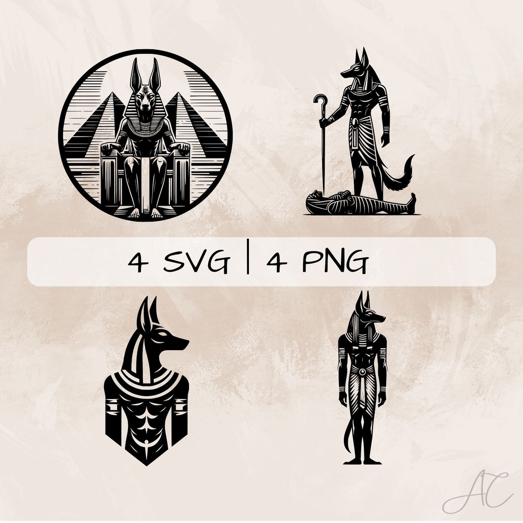 Anubis SVG Bundle Anubis God of Death PNG Anubis and Mummy - Etsy