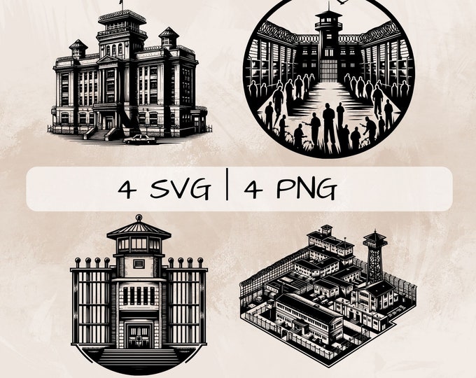 Jail Svg, Prison Svg, Abandoned Clipart, Jail Prisoner Svg, Prison Bars ...