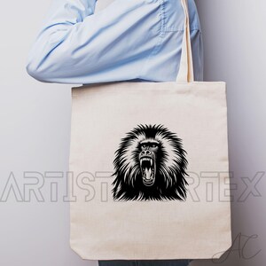 Baboon SVG Bundle, Baboon Growl PNG ,baboon and Banana Clipart, Hand ...