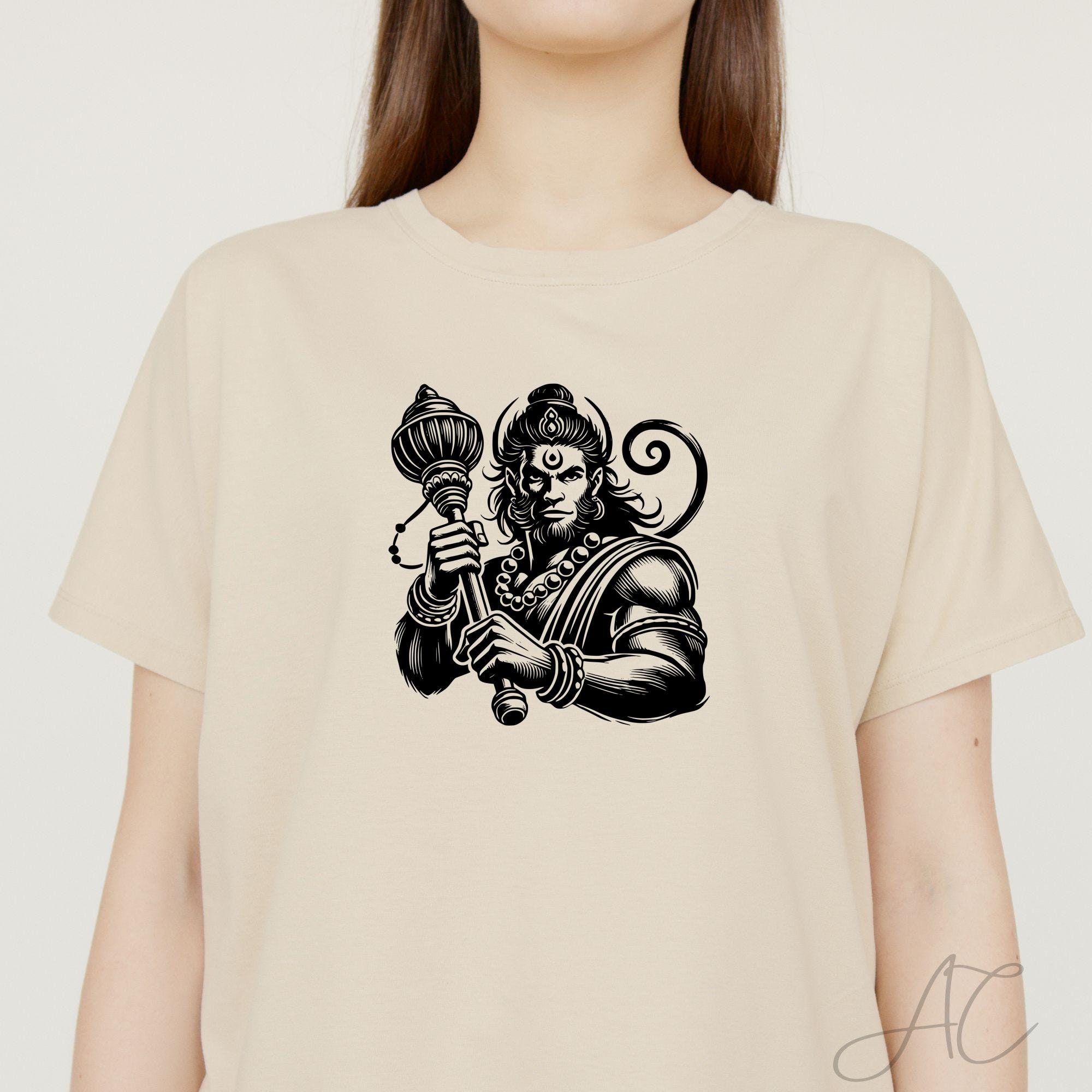 Hanuman SVG Bundle, Hanuman Deity PNG , Hindu Hanuman Clipart, Hand ...