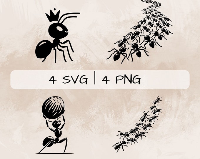 Ants Svg, Antz Svg, Ants Clipart, Cut File for Cricut, Clipart, Digital ...