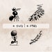 Ant SVG Bundle, Ants Trail PNG, Ant With Crown Clipart, Hand Drawn Ants ...