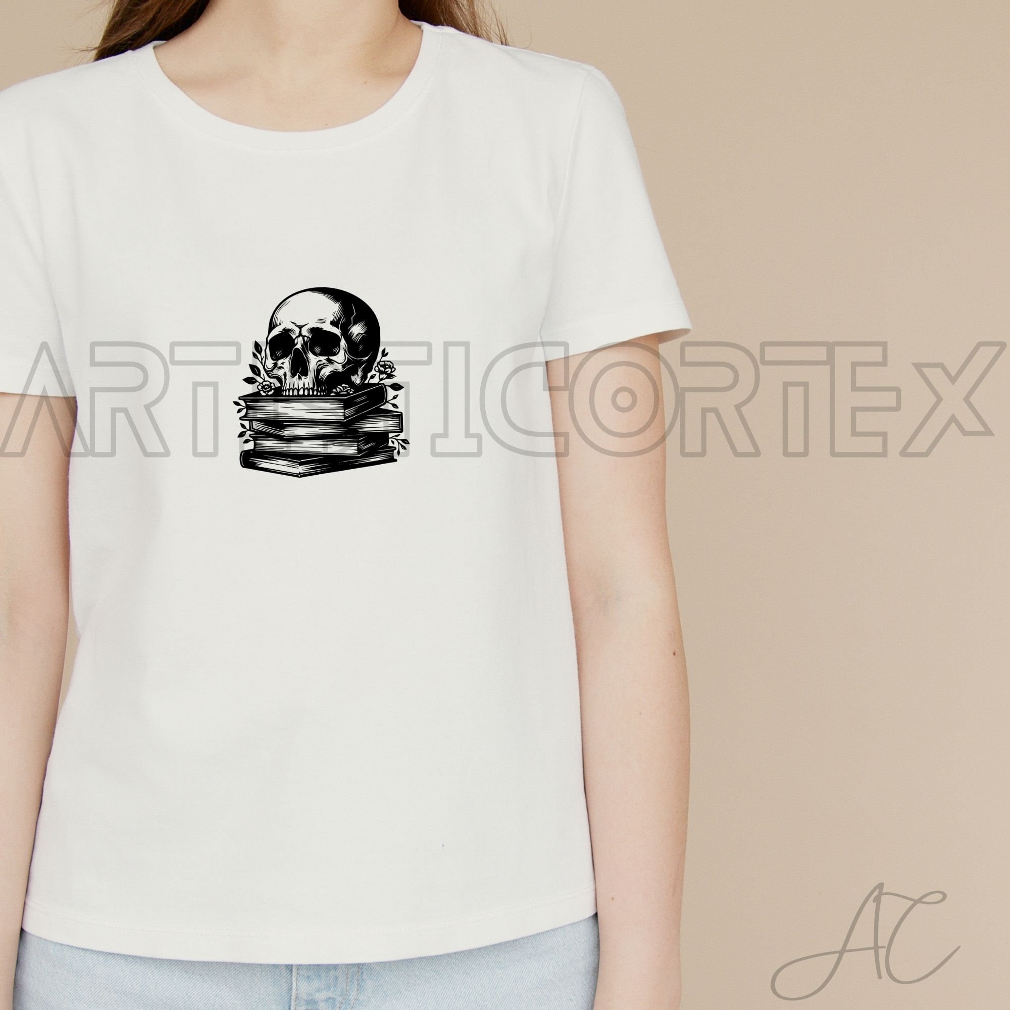 Skull and Books SVG Bundle, Skeleton Reading PNG, Books With Skull ...
