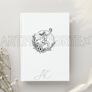 Delicate Netball SVG Bundle, Woman's Netball Line Art PNG, Netball Girl ...