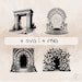 Portal SVG Bundle, Gate PNG, Magic Portal Clipart, Hand Drawn Portal ...