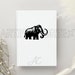 Mammoth SVG Bundle, Mammoth and Mountains PNG, Mammoth Face Clipart ...