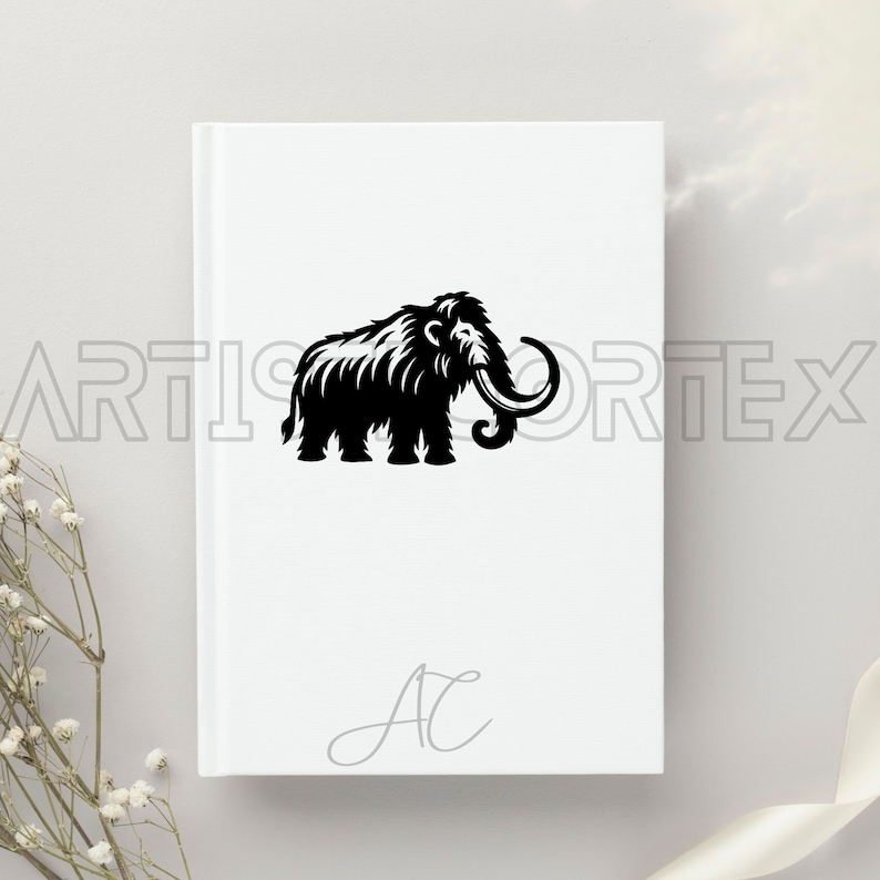 Mammoth SVG Bundle, Mammoth and Mountains PNG, Mammoth Face Clipart ...