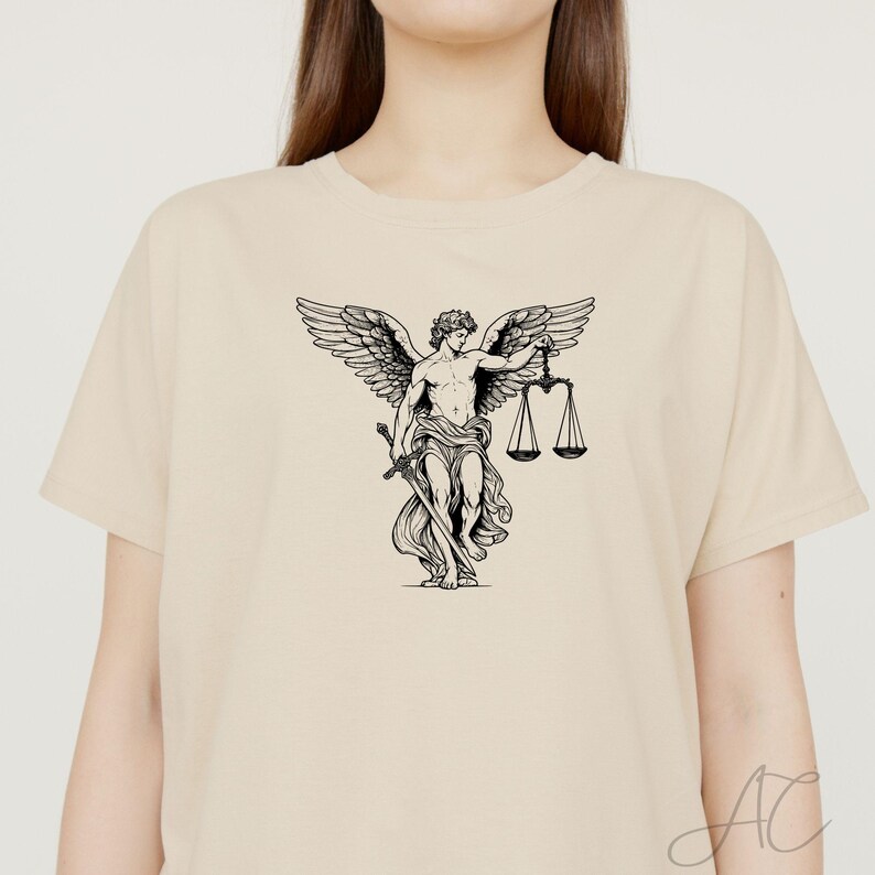 Angel Raguel SVG Bundle, Angel of Justice PNG, Raguel and Scales ...
