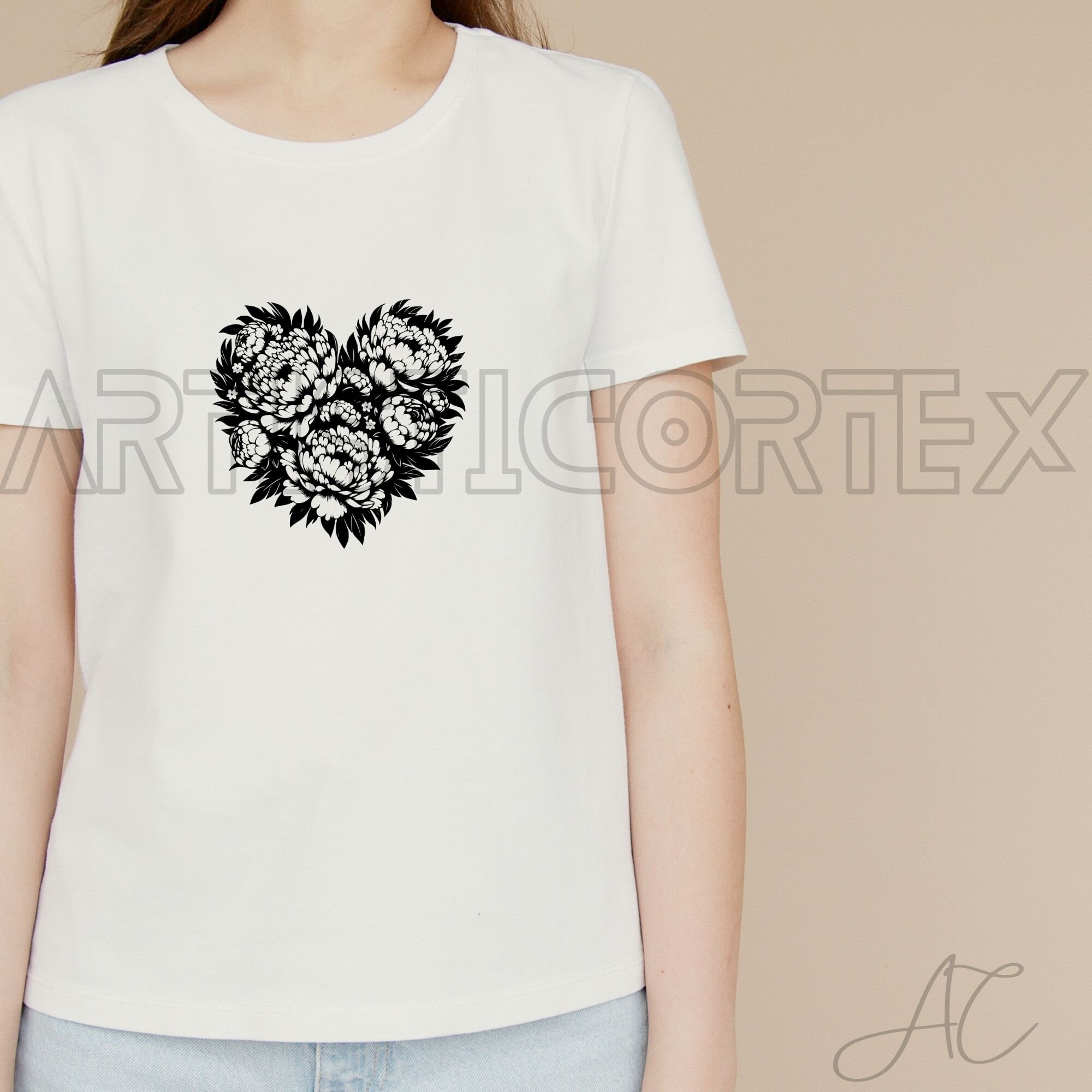 Peony SVG Bundle, Peonies PNG, Peonies and Wealth Clipart , Hand Drawn ...