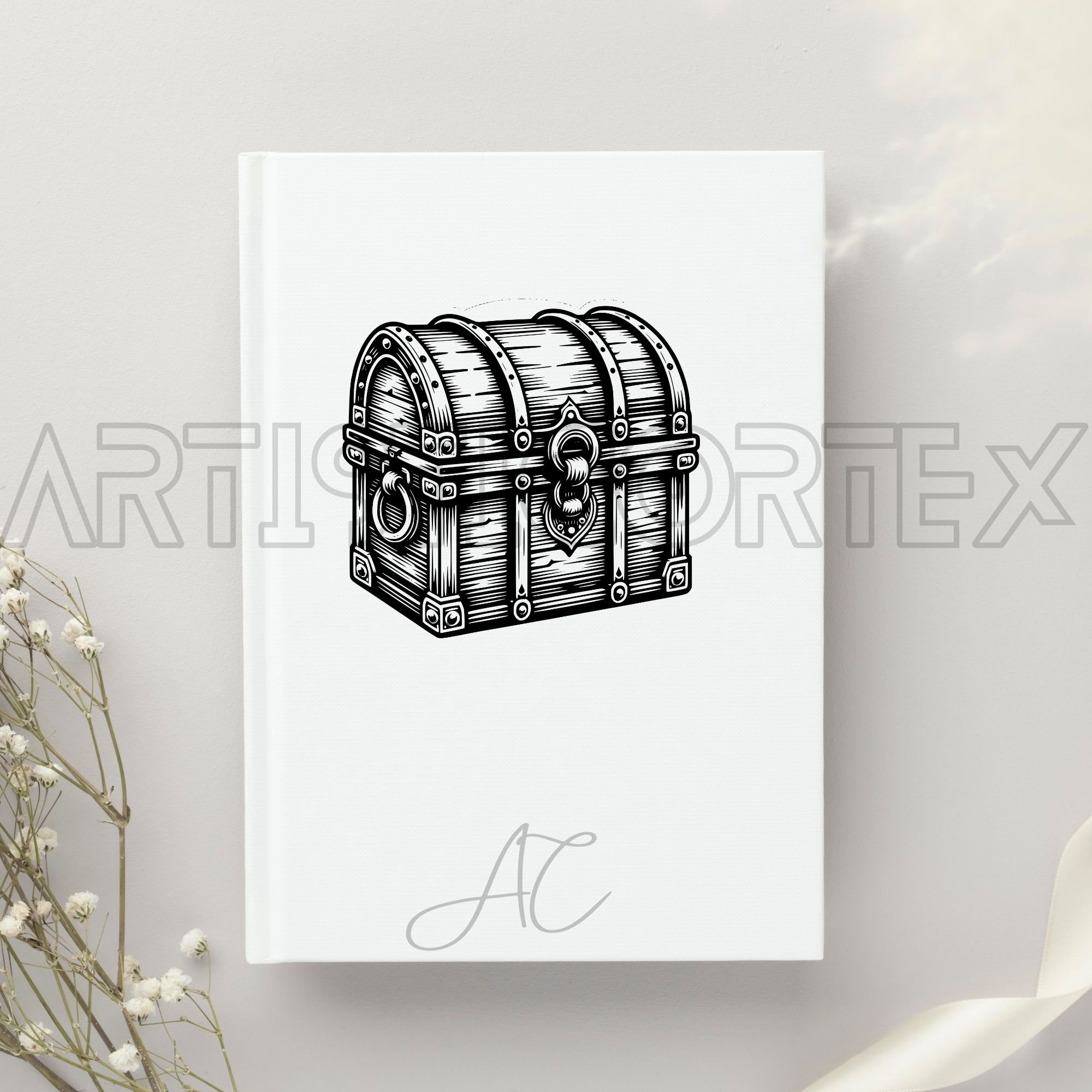 Treasure Chest SVG Bundle, Treasure PNG, Treasure Box Clipart, Hand ...