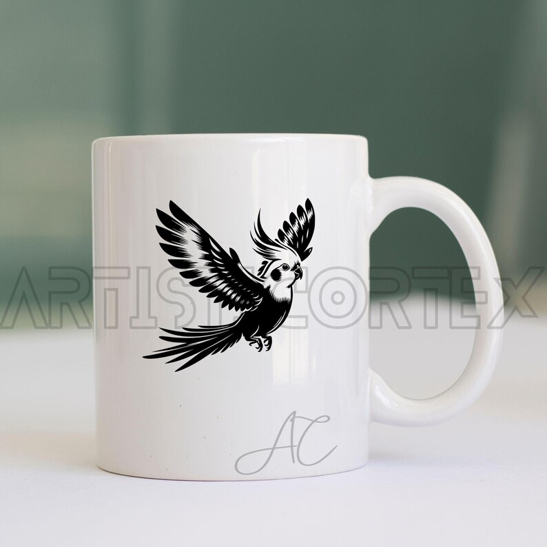 Cockatiel SVG Bundle, Flying Cockatiel PNG , Cockatiel Face Clipart ...