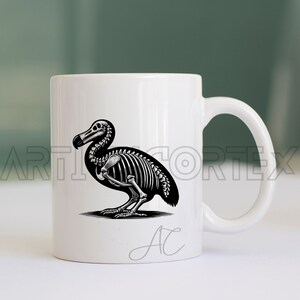 Dodo SVG Bundle, Dodo Skeleton PNG, Dodo and Skull Clipart, Hand Drawn ...