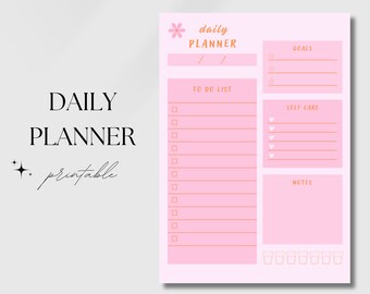 Colorful Daily Planner - Etsy