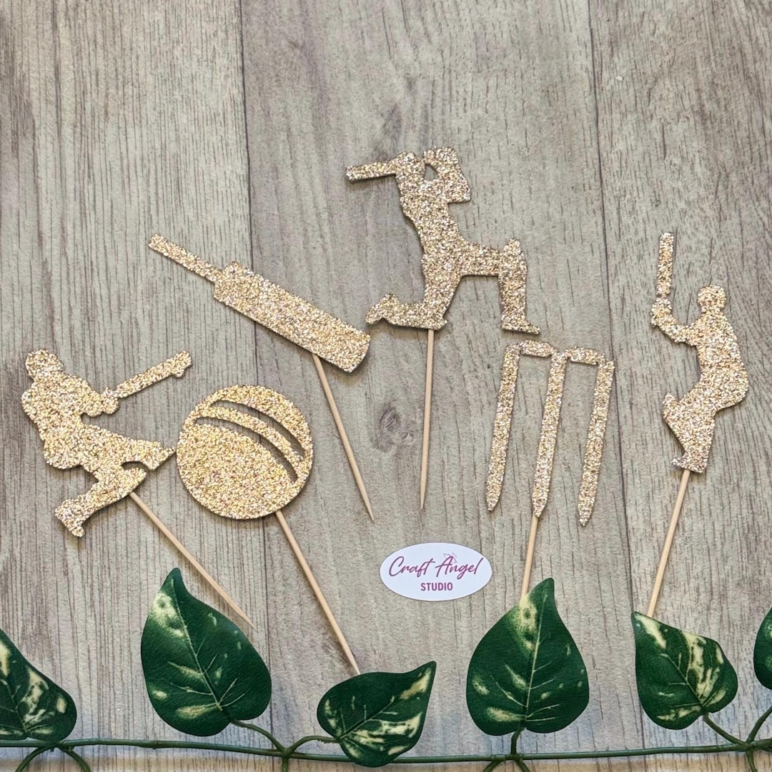 Cricket Cake Toppers: Personalized Sports Party Decorations - Etsy UK