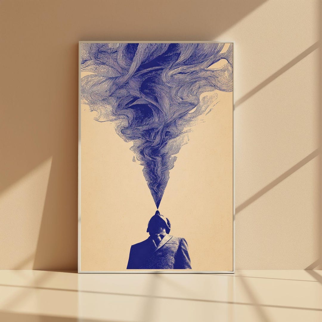 Abstract Human Posters,artistic Matte Vertical Posters,boho Wall Art ...