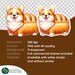 Corgi | Cute Corgi Bread Loaf Clipart Png,commercial Use,printable ...