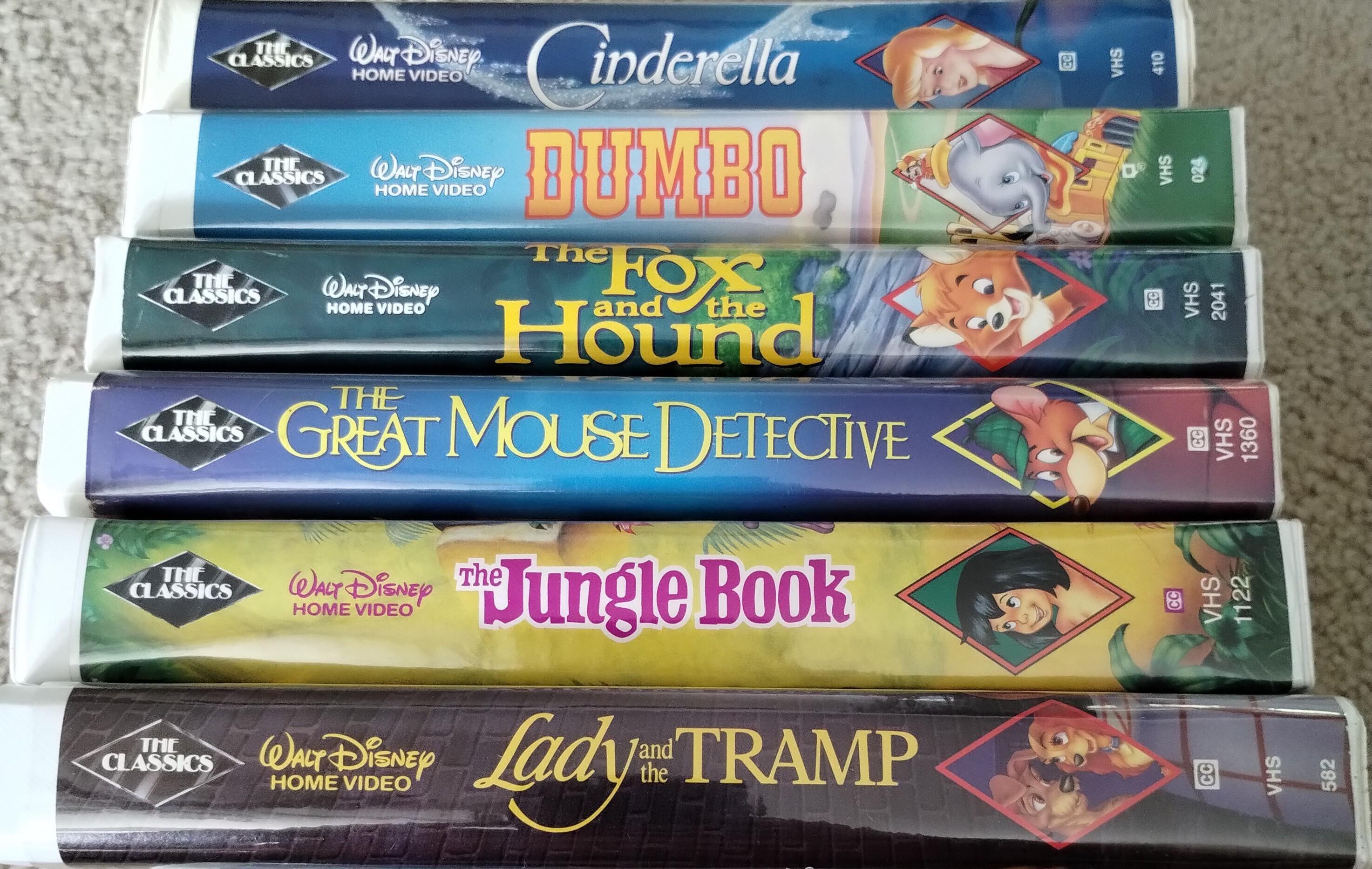 RARE Disney Black Diamond Classics-vhs (lot of 19) 16 Black Diamond ...