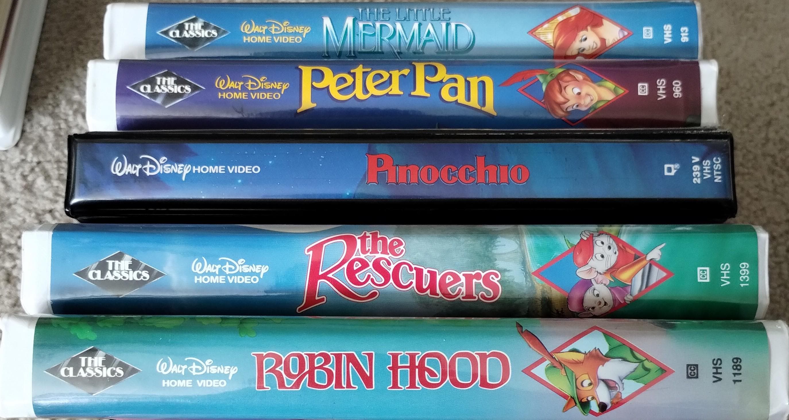 RARE Disney Black Diamond Classics-vhs (lot of 19) 16 Black Diamond ...