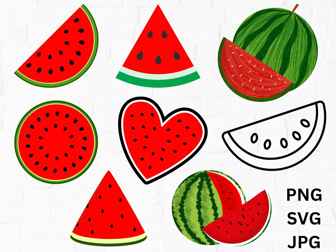 Watermelon SVG, Summer, Fruit Svg, Watermelon Slice, Watermelon Bundle ...