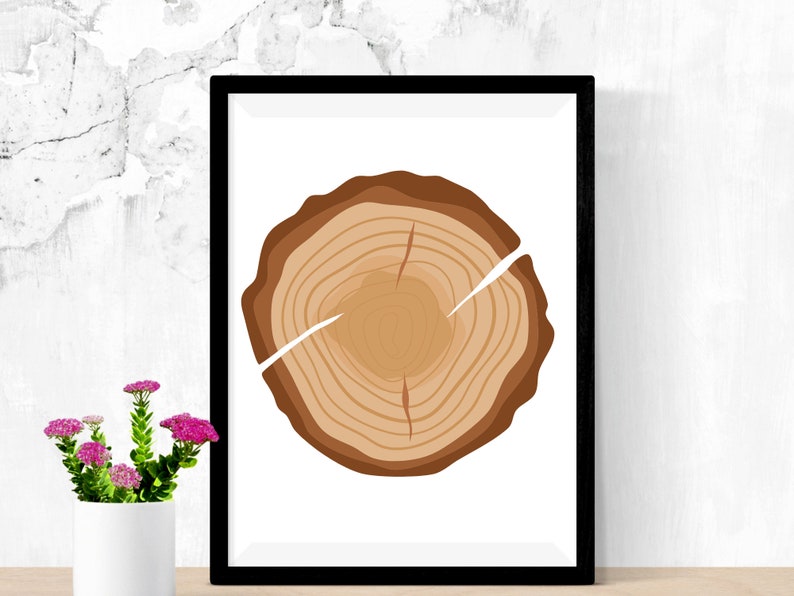 Wood Slice SVG Bundle, Tree Rings Svg,wood Slice Dxf, Wood Slice Png ...