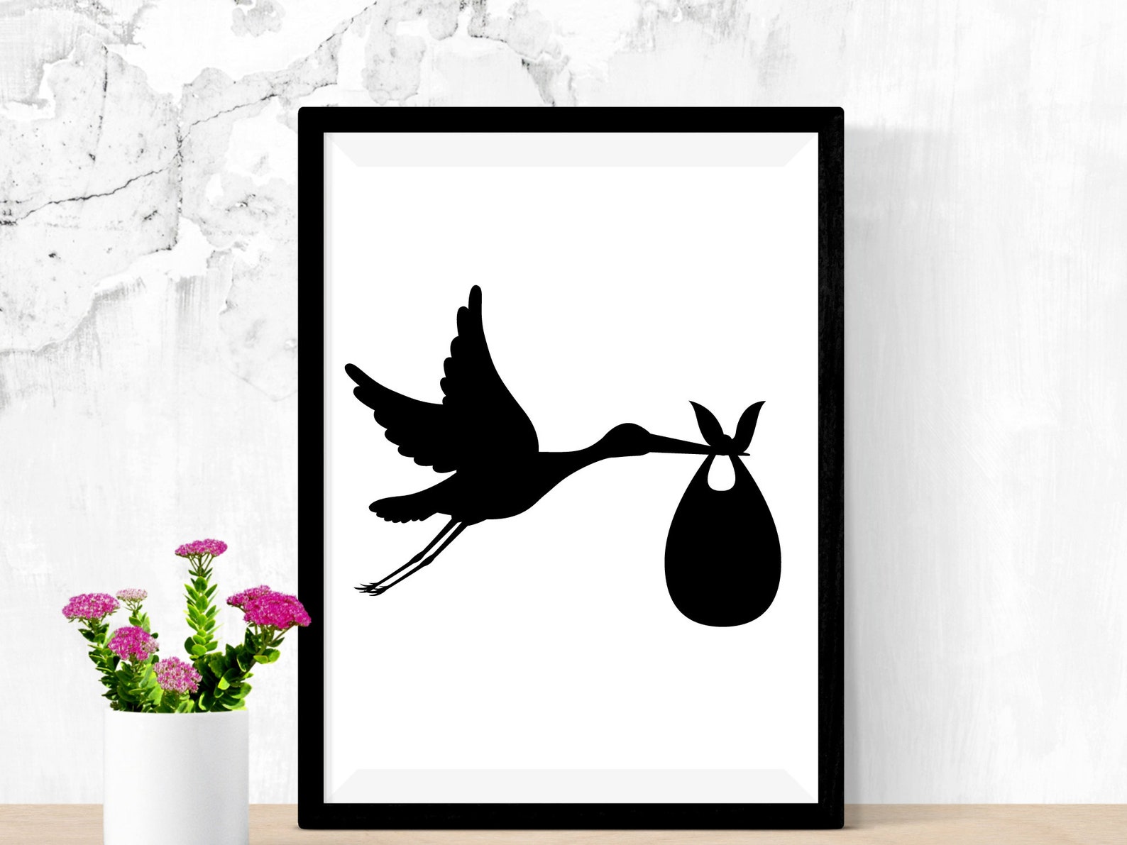 Stork Svg Bundle, Stork Clipart, Stork Cut File, Bird Svg, Bird Clipart ...