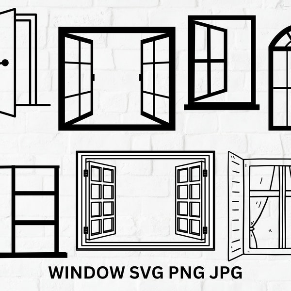 Window Svg - Etsy