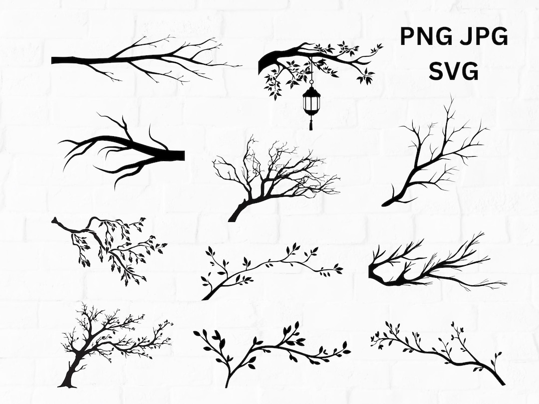 Branch Svg Tree Branch Svg Branch Cricut Svg Branch Svg Cut Files ...
