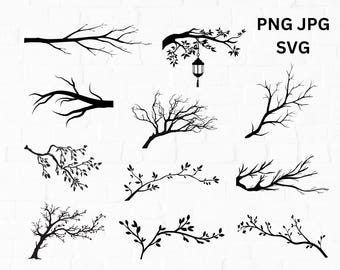 Branch Svg Tree Branch Svg Branch Cricut Svg Branch Svg Cut Files ...