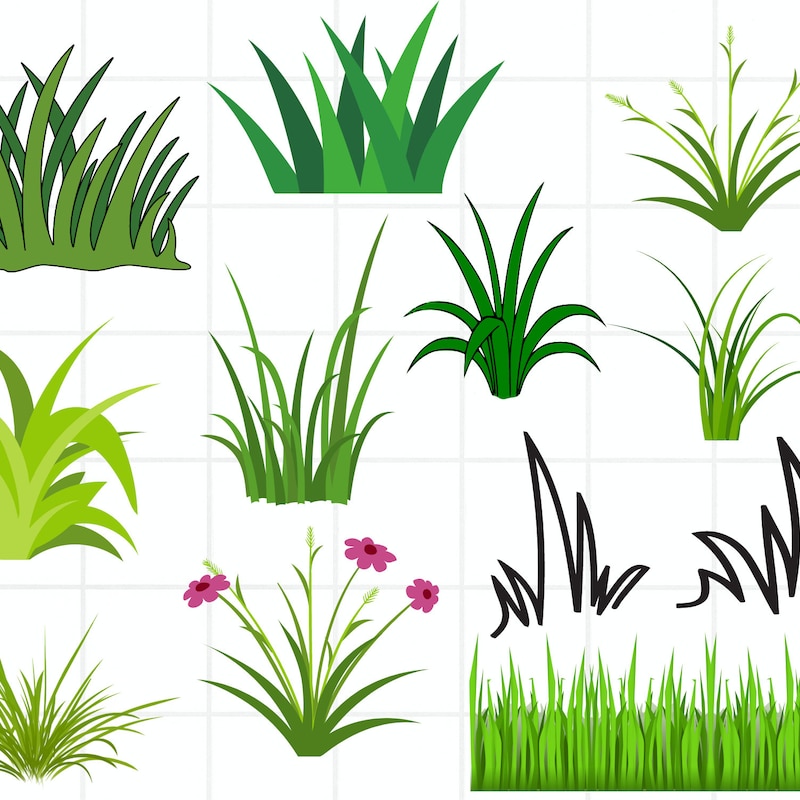 Grass Svg - Etsy