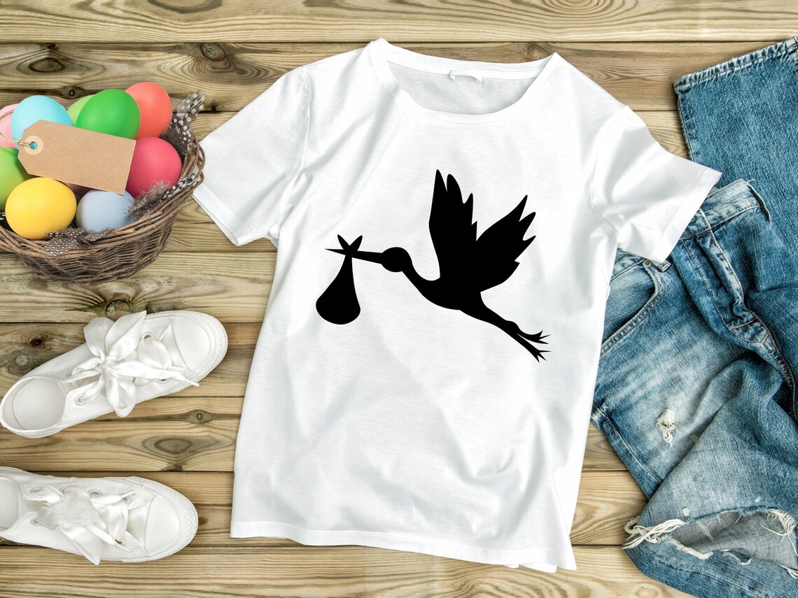 Stork Svg Bundle, Stork Clipart, Stork Cut File, Bird Svg, Bird Clipart ...