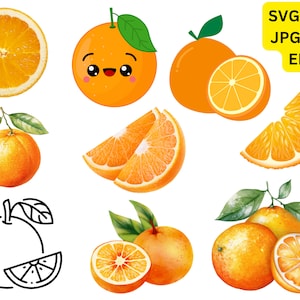 Orange Slice SVG, Orange SVG Files , Orange Svg Cut File Cricut ...