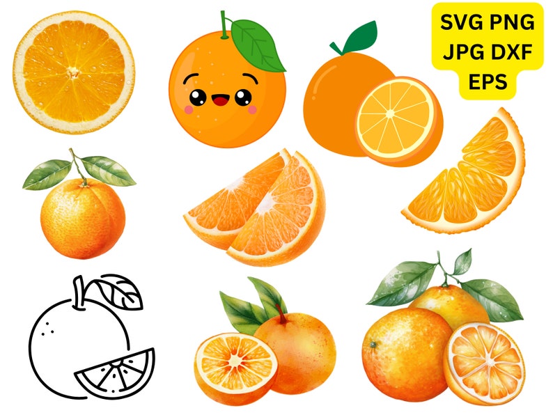 Orange Slice SVG, Orange SVG Files , Orange Svg Cut File Cricut ...
