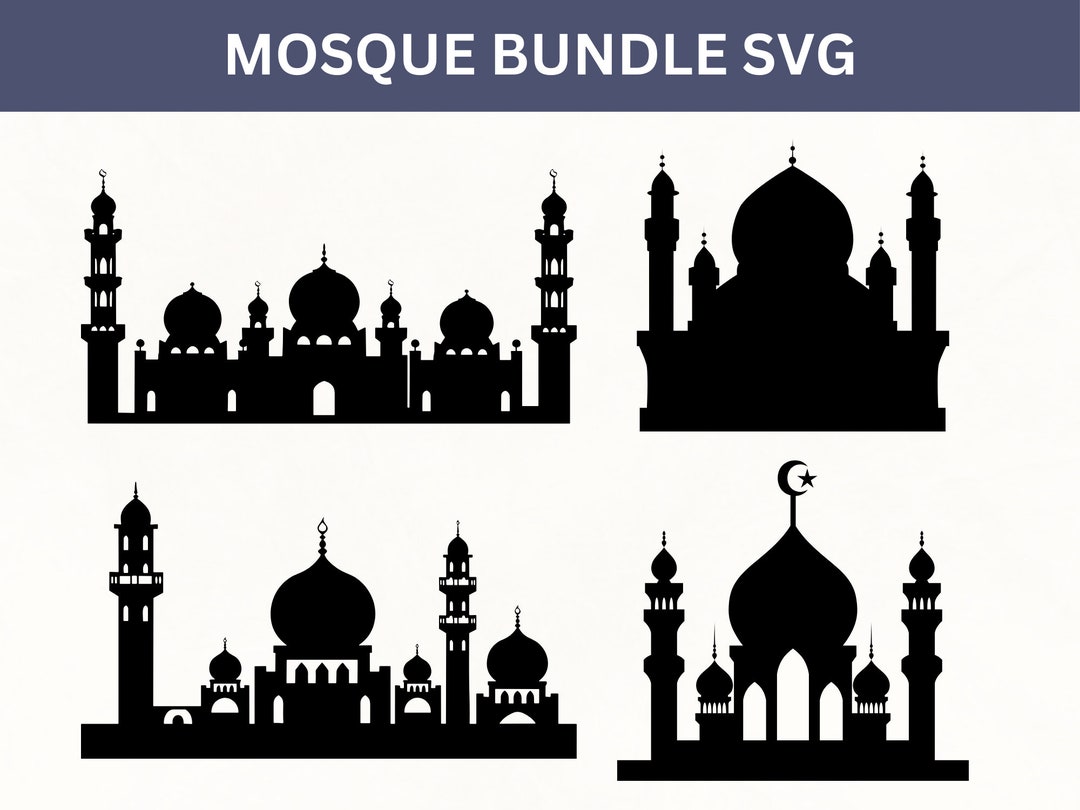 Islamic SVG Bundle, Masjid, Mosque, Ramadan, Eid Mubarak, Ramadan ...