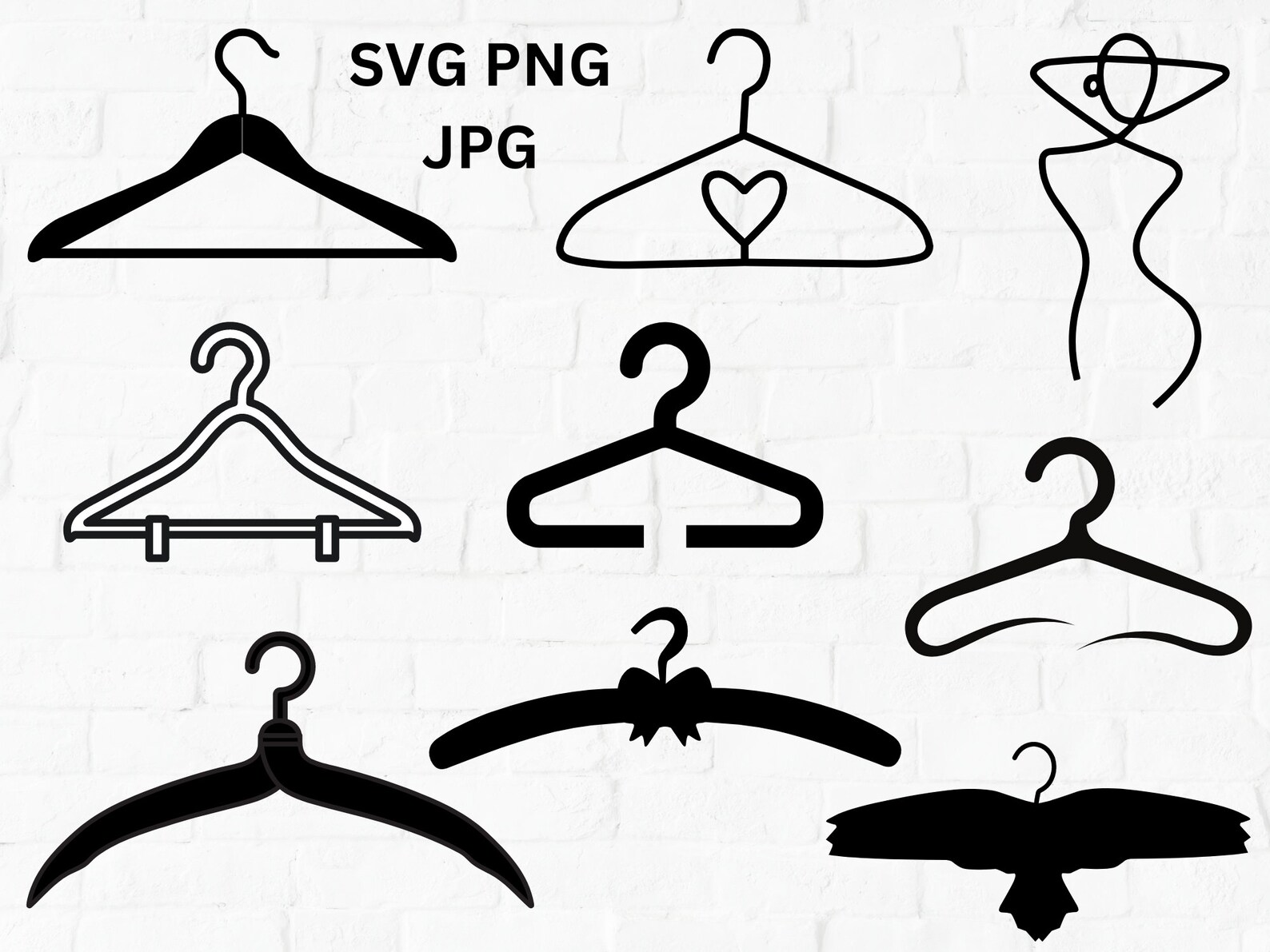 Clothes Hanger SVG, Hanger SVG, Coat Hanger SVG, Clothes Hanger Cut ...