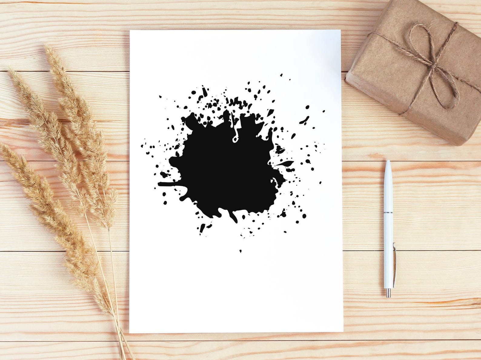 Paint Splatter SVG, Paint Splats Svg, Paint Svg, Clipart, Ink Splatter ...