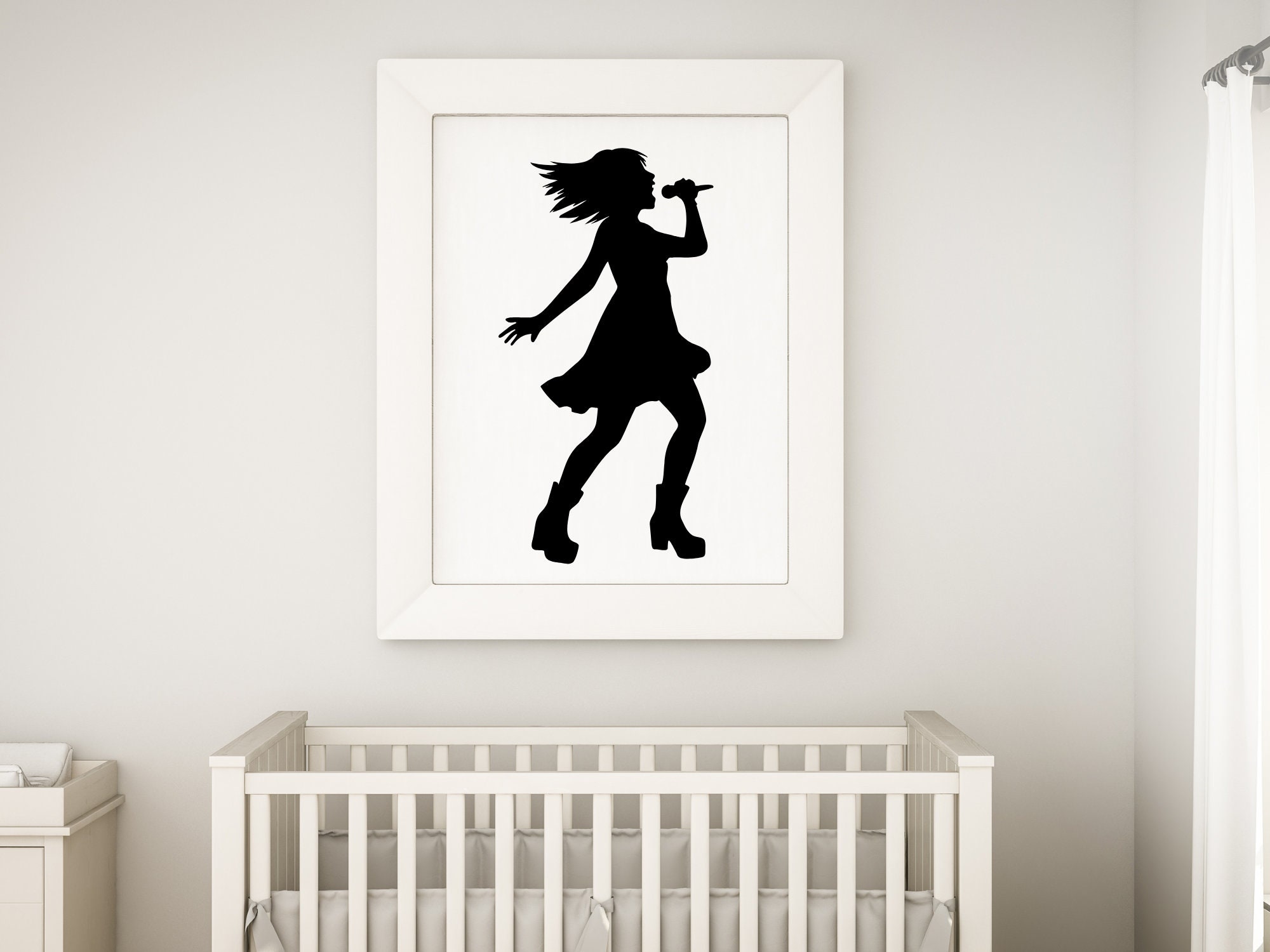 Singer Svg, Singing People Svg, Women Singing Song , Dancing and ...
