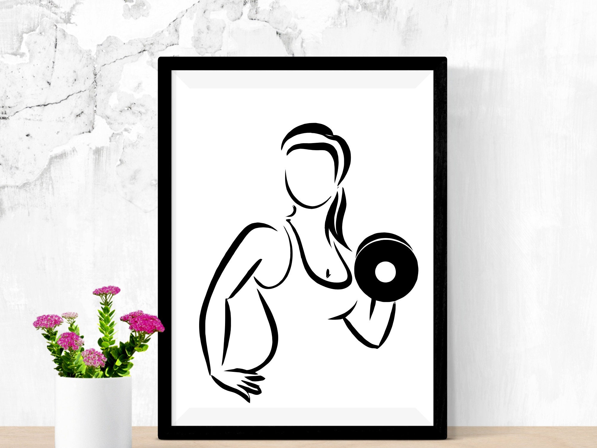 Fitness Girl Svg ,black Woman Svg ,fitness Girls Bundle, Gym, Gym Girls ...