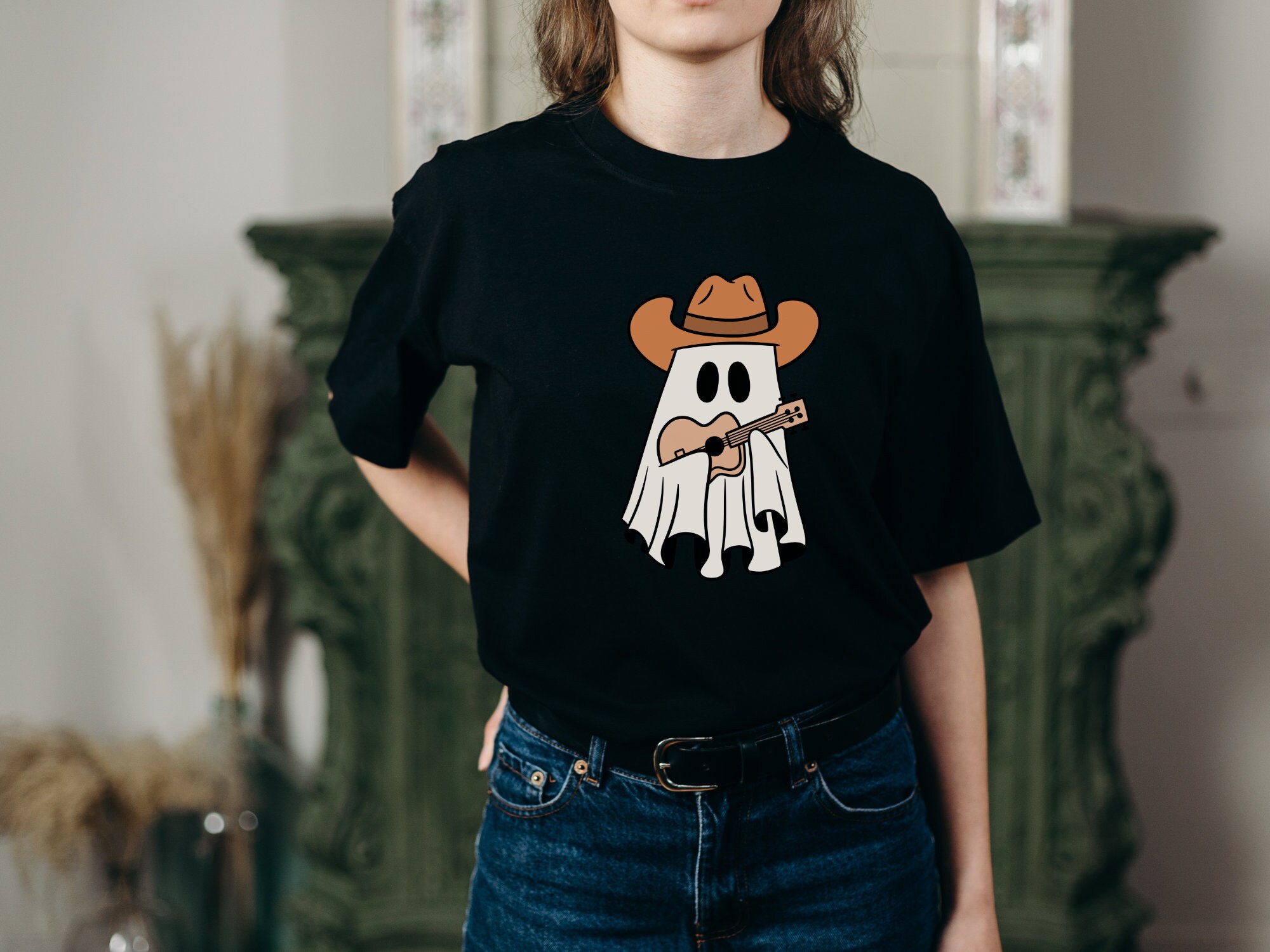 CUTE GHOSTS Svg, Boo Svg, Cute Halloween SVG, Western Ghost Svg ...