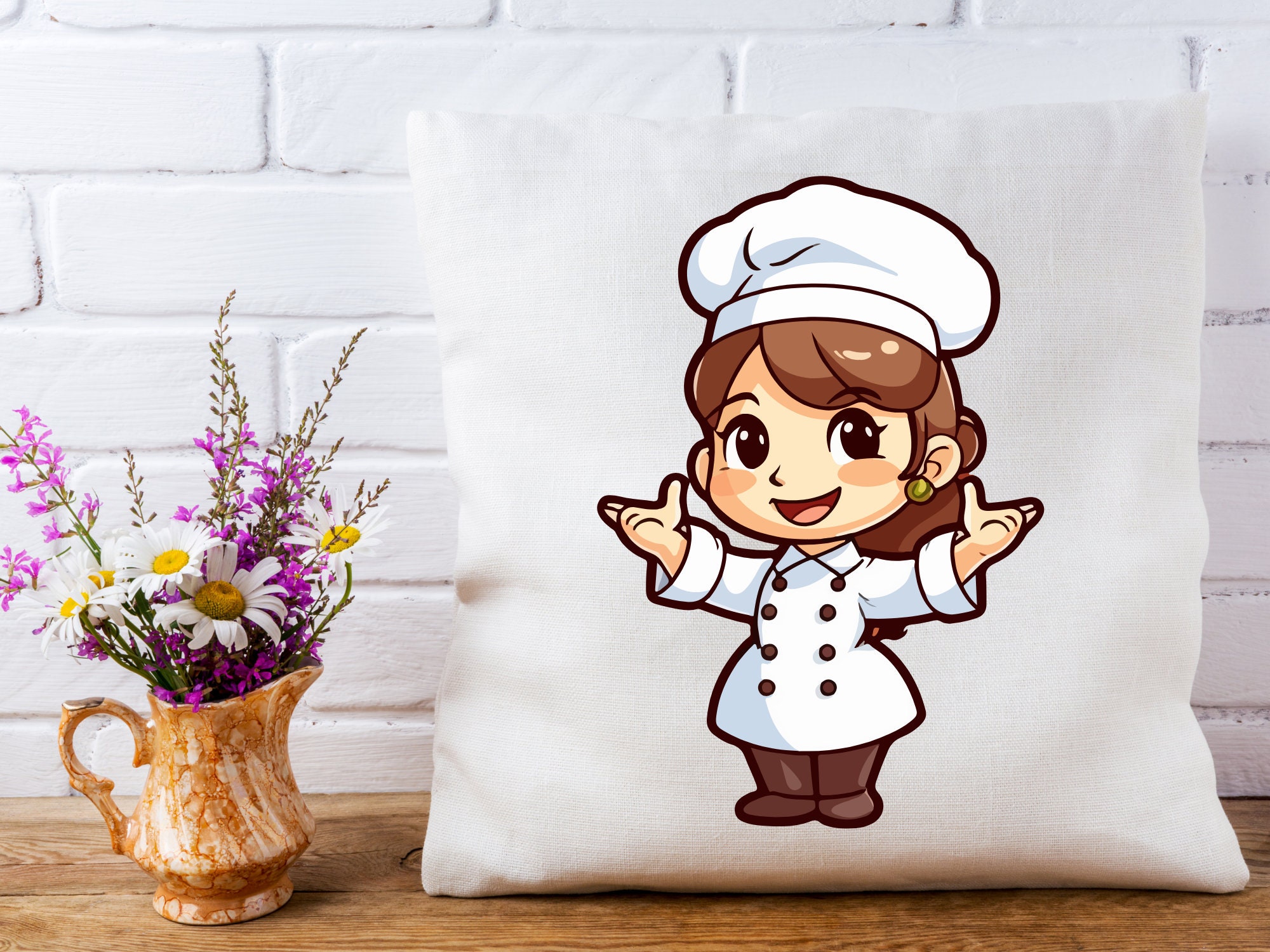 Animated Cooks Clipart PNG Digital Files, Chef Svg Chef Png Cook Svg ...