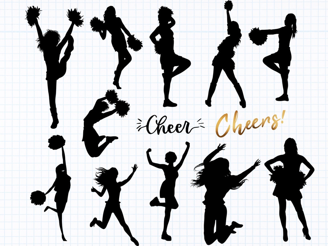 Cheerleader Svg, Cheerleader Girl Svg, Cheer Svg, Cheerleading Svg ...