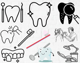 Dentist Svg, Dentist Gift, Tooth Svg, Dental Svg Bundle Dental Png ...