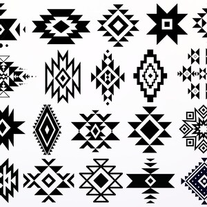 Aztec Svg Bundle, Southwestern Elements Svg, Tribal Pattern Svg, Aztec ...