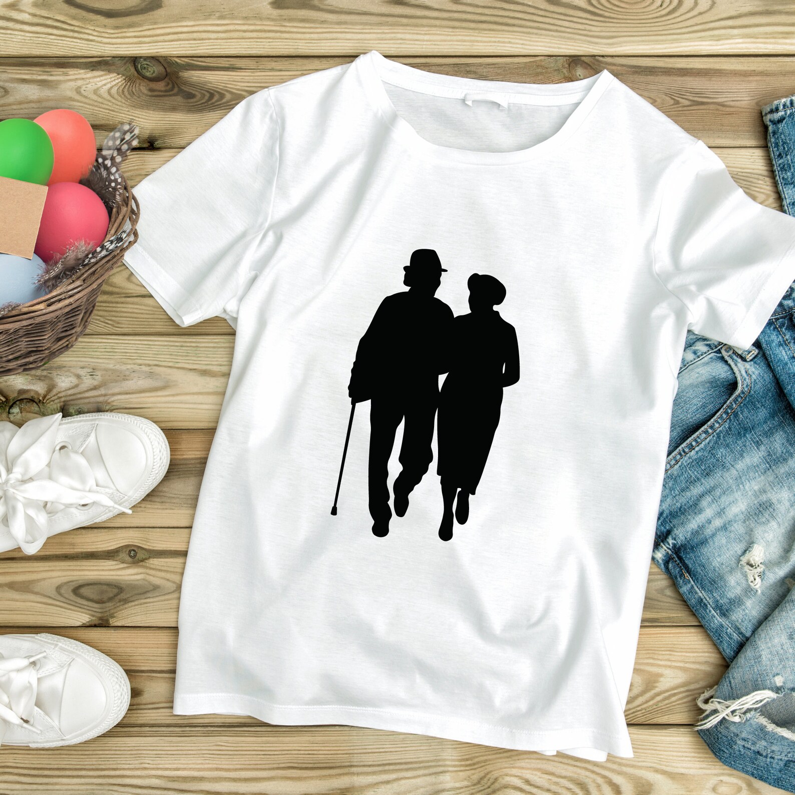 Elderly Couple SVG, Old People SVG, Grandma Svg, Grandpa Svg, Cute Old ...
