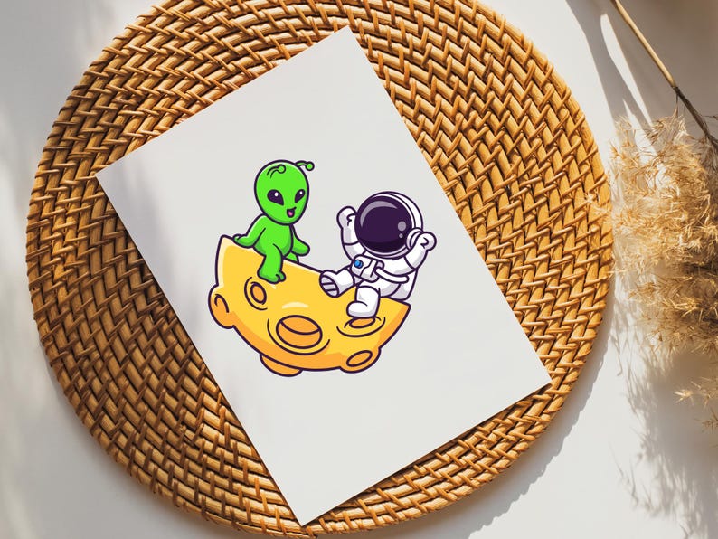 Astronaut Svg Png Bundle, Astronaut With Rocket Svg, Kid Astronaut Svg ...